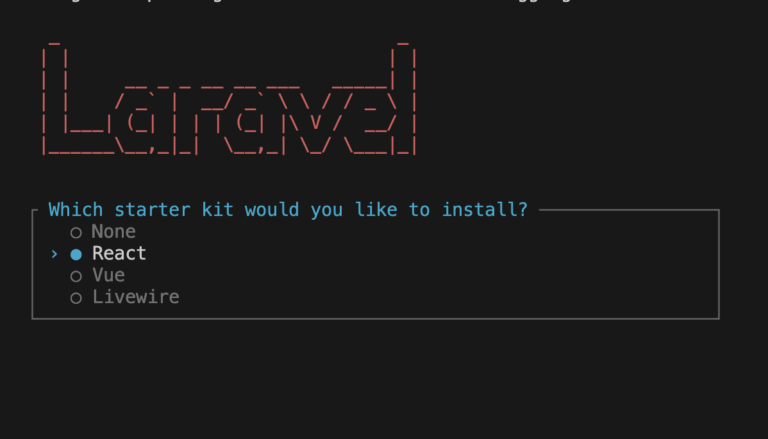 Getting started with Laravel 12 & the new React Starter Kit - LRDND