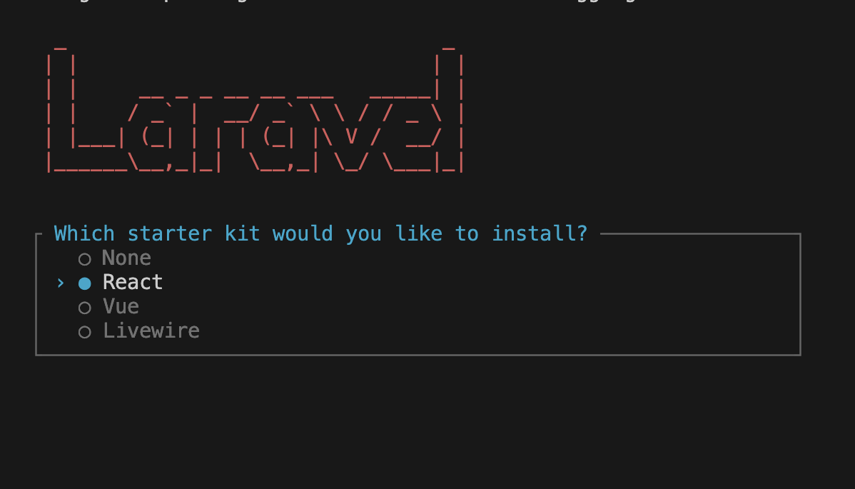 Getting started with Laravel 12 & the new React Starter Kit - LRDND